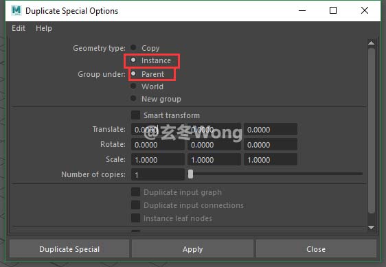 [Maya]Duplicate Special